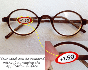 Custom Removable Labels