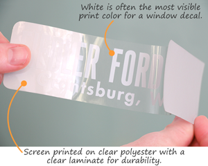 Custom Window Decals | Free Shipping from LabelLab